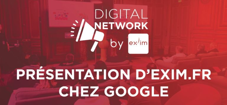 EX'IM présente son site internet chez Google - EX'IM